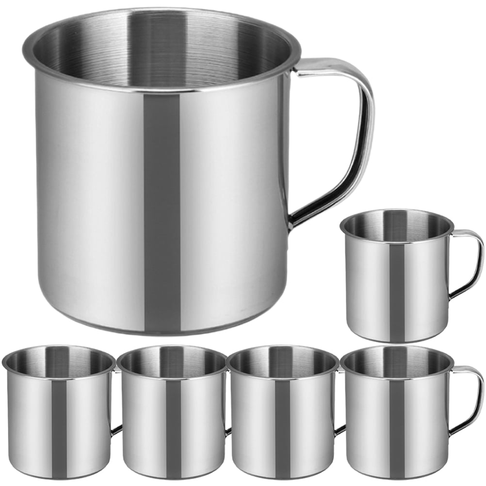 Gongxipen 6Pcs Kindergarten Stainless Steel Water Mugs Kids Water Cups ...