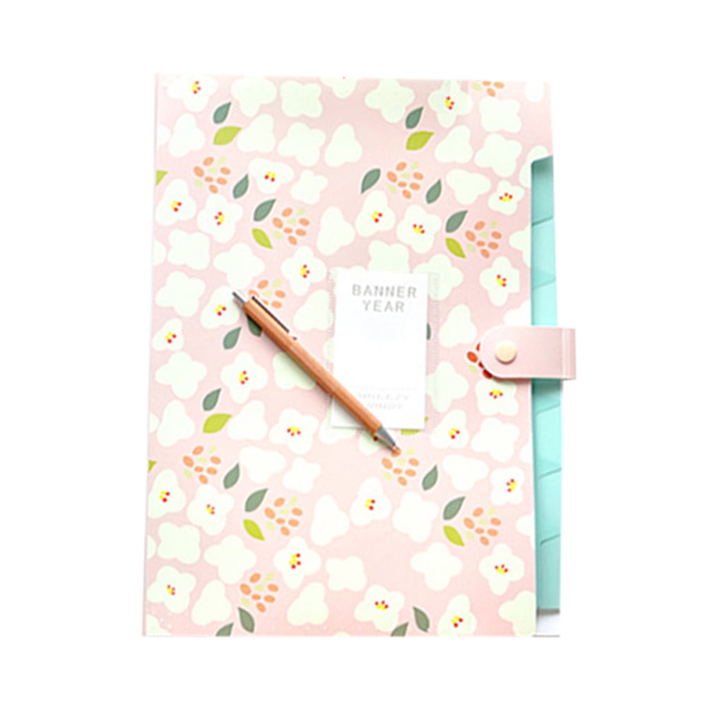 Gongxipen 8-Pocket Plastic Expanding File Folders A4 Letter Size Snap ...