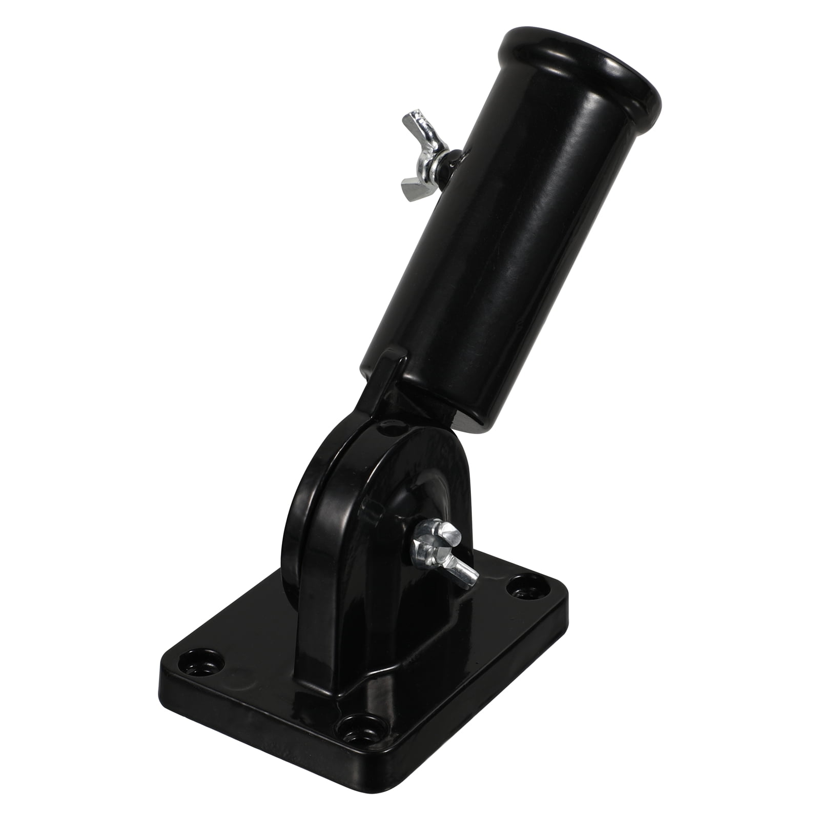 KALLORY Garden Use Heavy Duty Metal Flag Pole Holder Adjustable ...