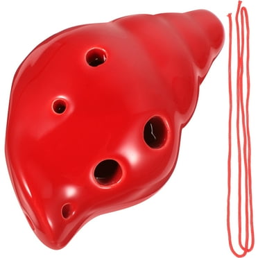 6 Holes Ceramic Ocarina Alto C Submarine Style Musical Instrument with ...