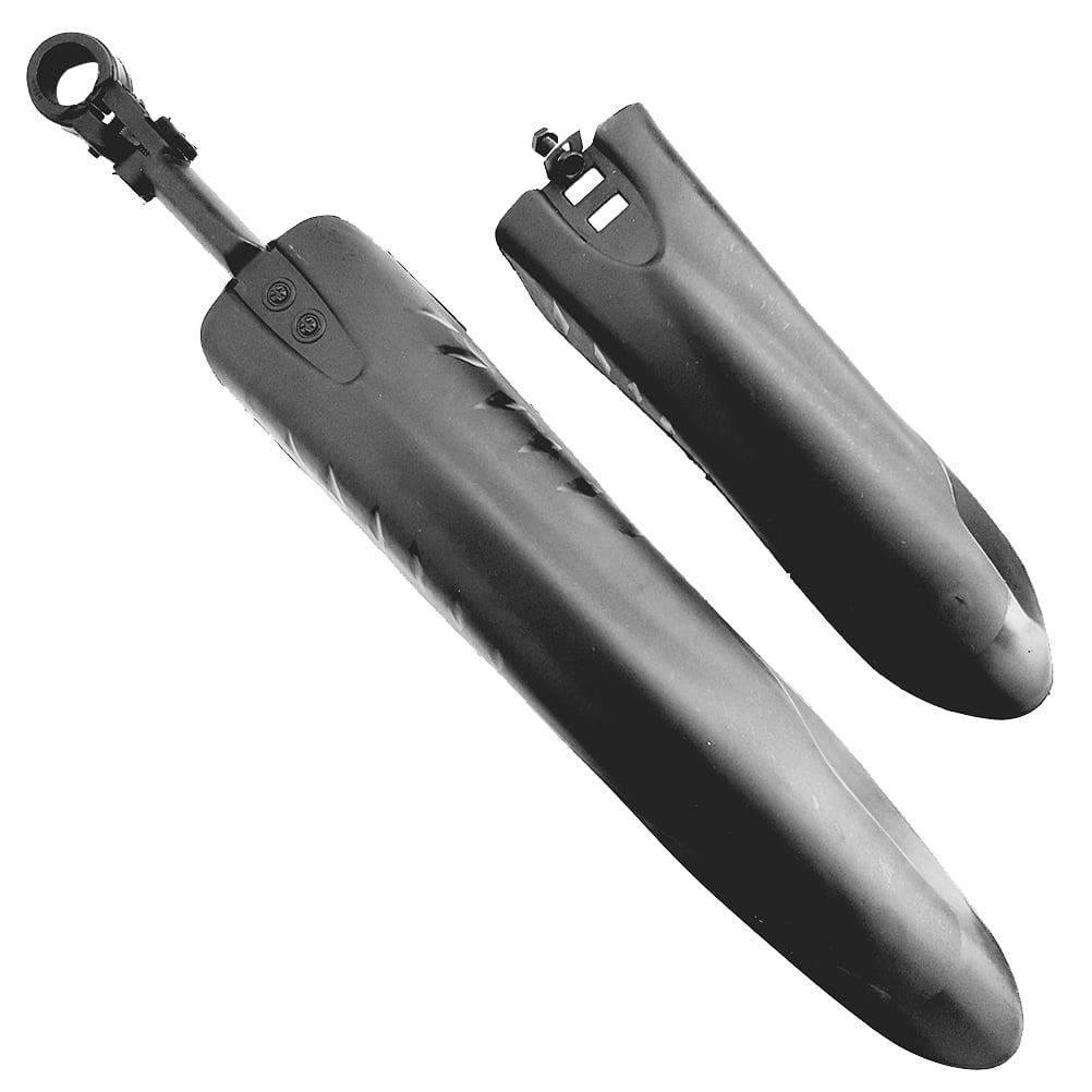 Masteelf Bike Mudguards Set for Mountain Bike Durable Plastic Black ...
