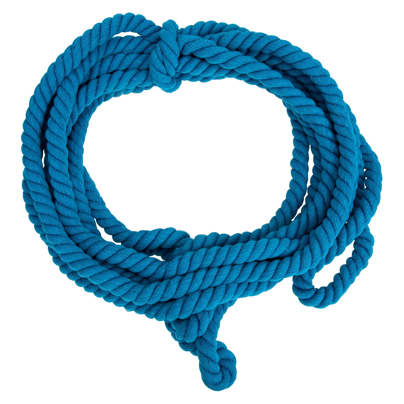 KALLORY Adult Tug of War Rope Cotton Rope Blue Outdoor Activity ...