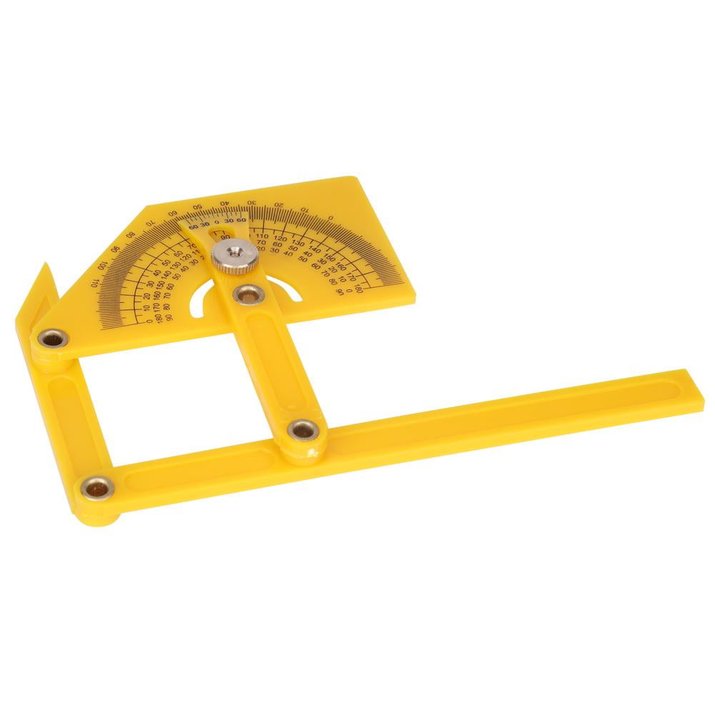 Goniometer 180 Degree Protractor Angle Finder Miter Gauge Arm Measuring ...