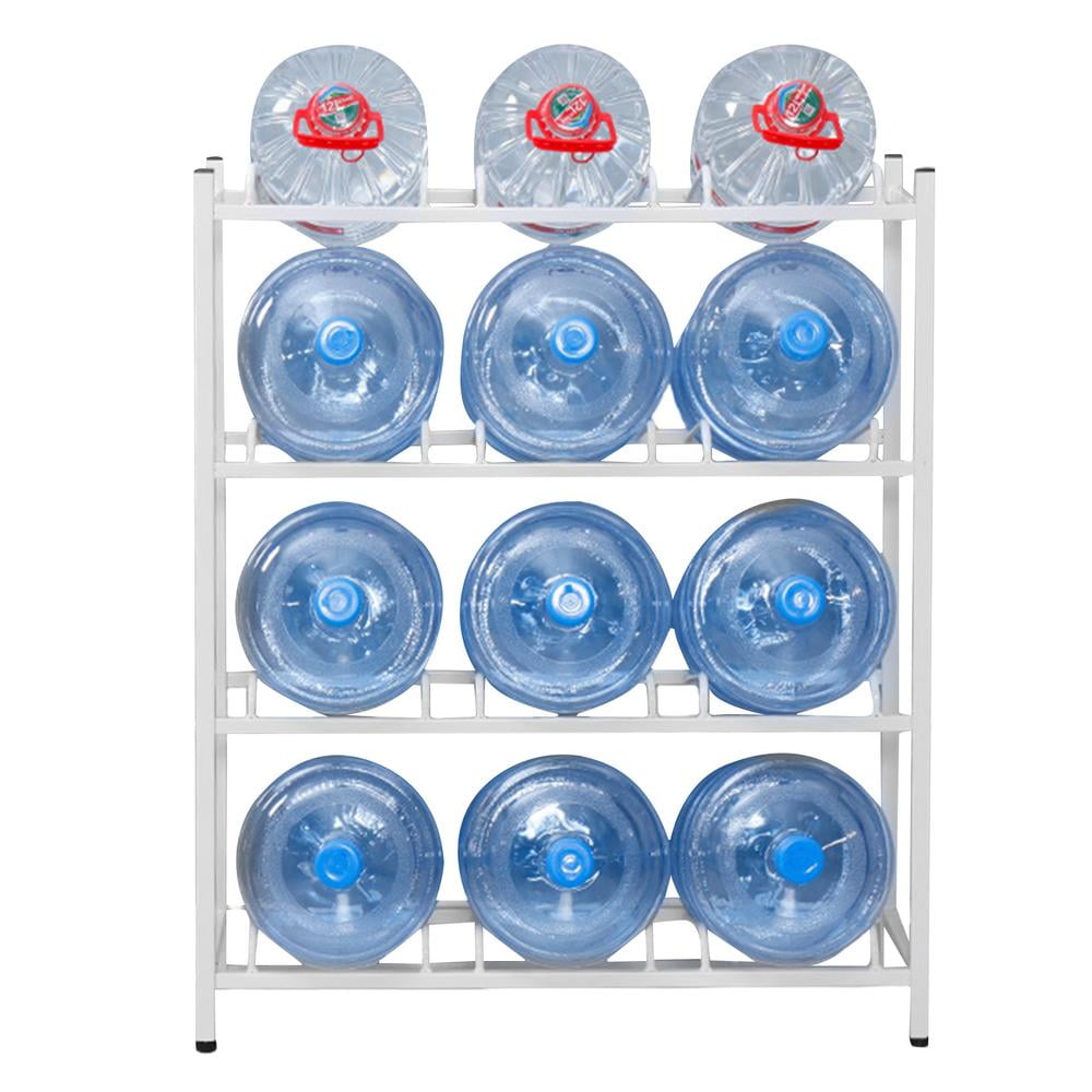 Gonipol 5 Gallon Water Storage Rack 4 Tier Large Water Bottle Stand 3 ...