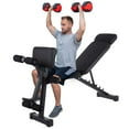 Gonipol Workout Benches For Home Full Body Strength Training Adjustable ...