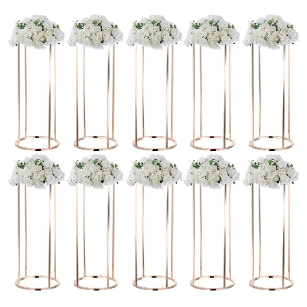 Gonipol Column Flower Stand 10pcs Wedding Centerpiece Cylinder Column ...