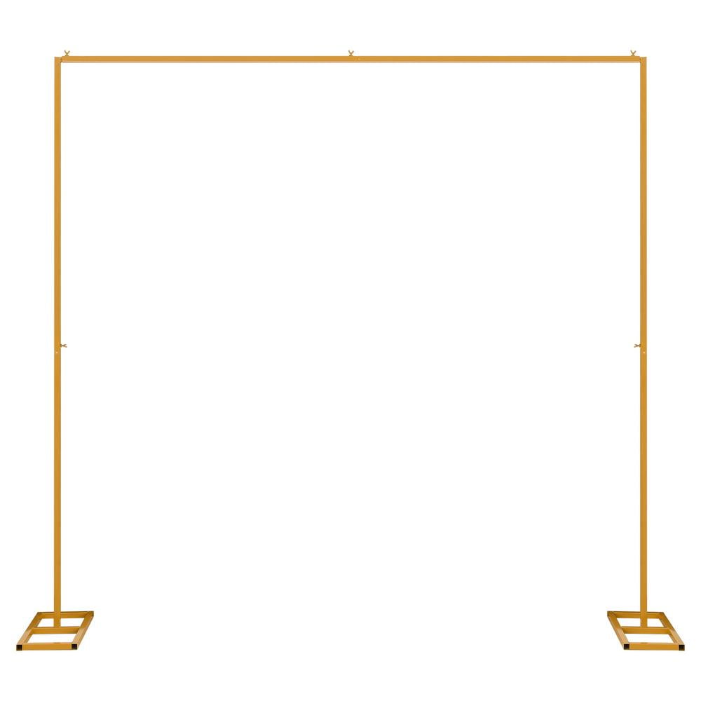 Gonipol Garden Arch Stand 10x10ft Square Arch Metal Backdrop Stand ...