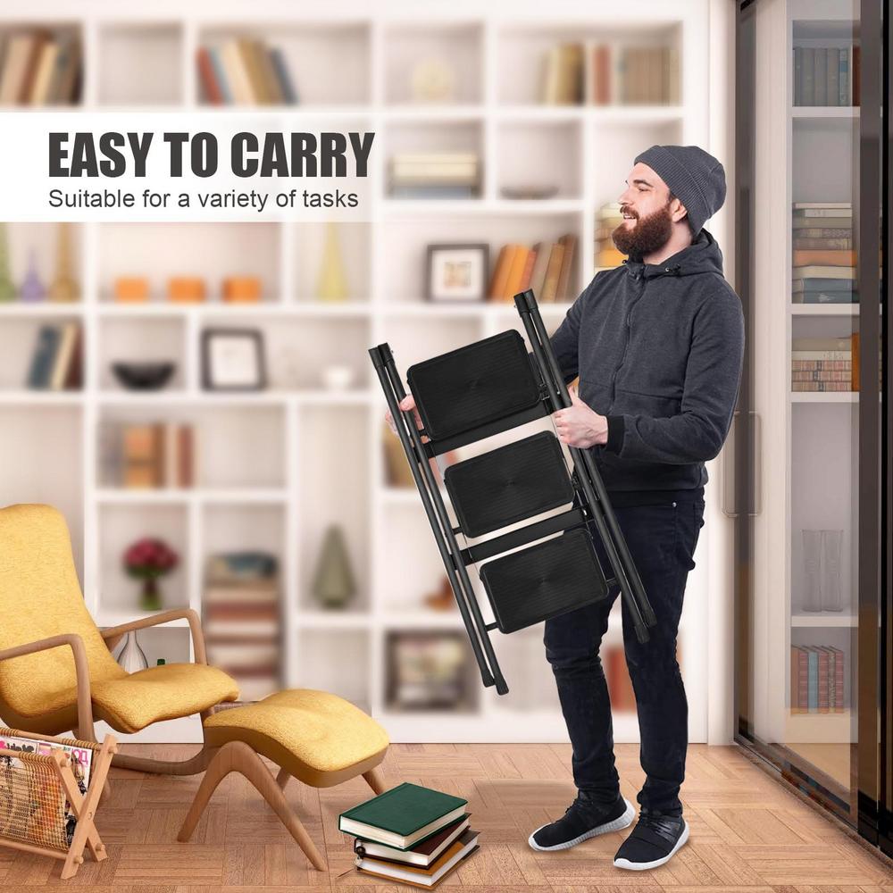 Gonipol Lightweight Step Ladder Kitchen Ladder Step Stool Ladder Step ...