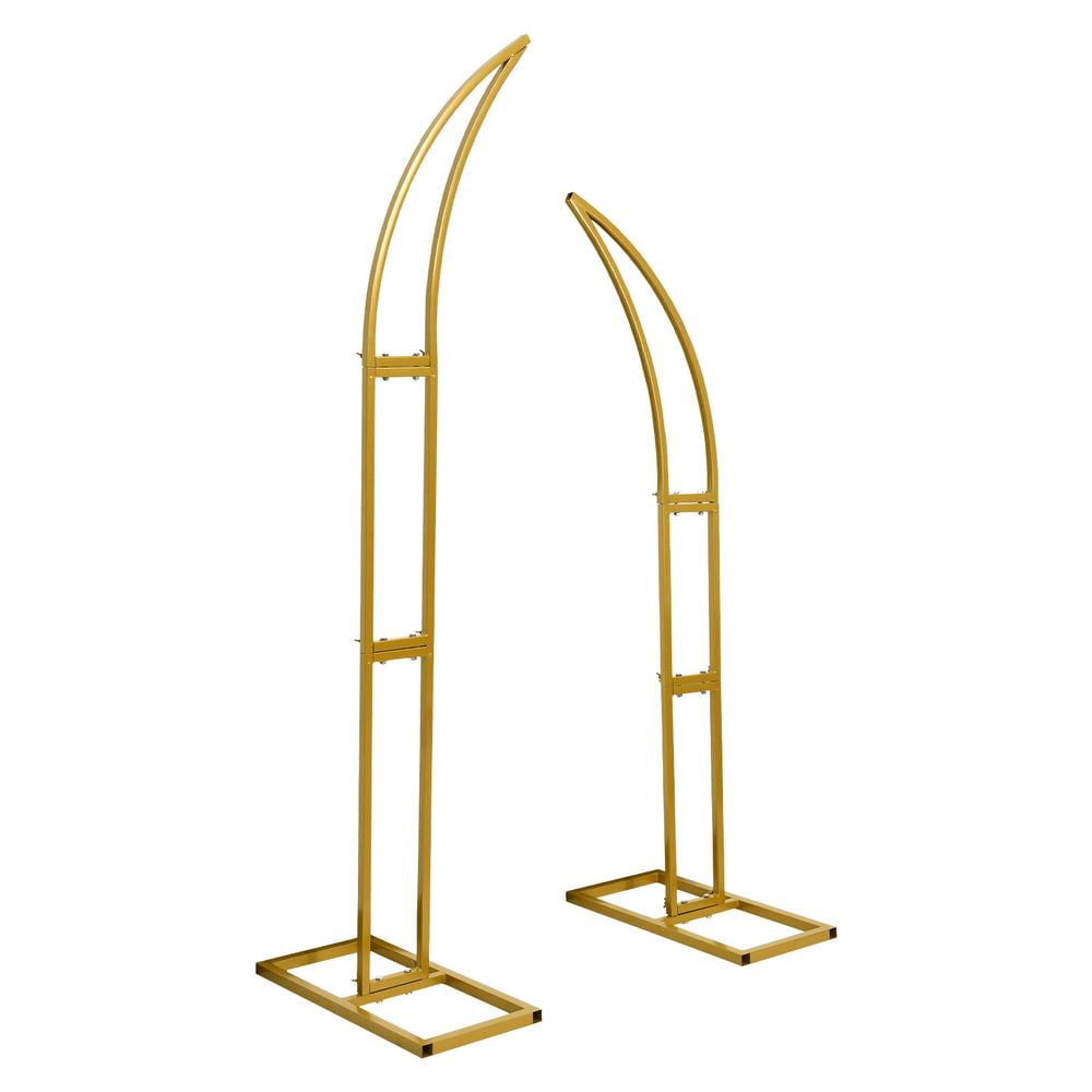 Gonipol Wedding Arch Backdrop Stand Set of 2 Backdrop Arch Stand ...