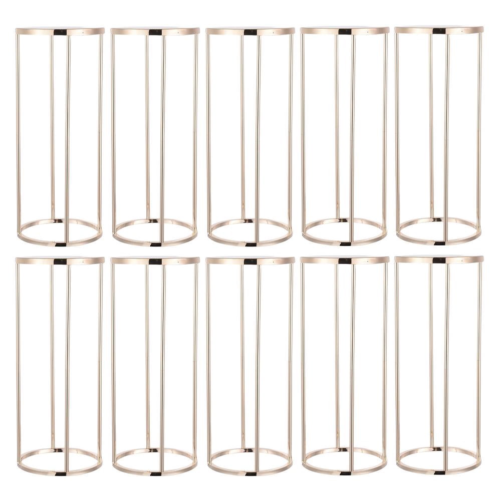 Gonipol Wedding Column Centerpieces 10pcs Metal Cylinder Column Wedding ...