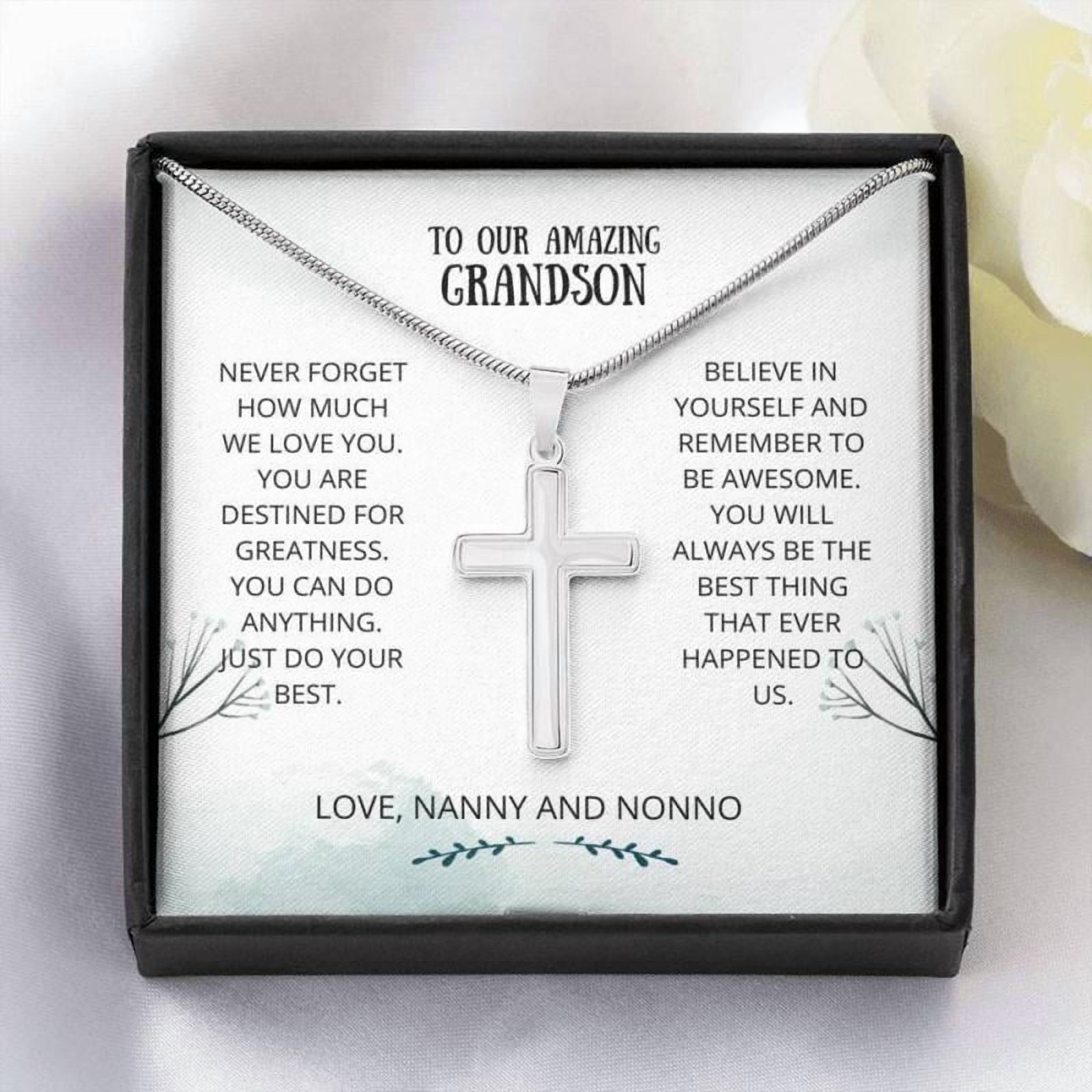 Gonlux Grandson - Destined for Greatness Artisan Cross Necklace ...
