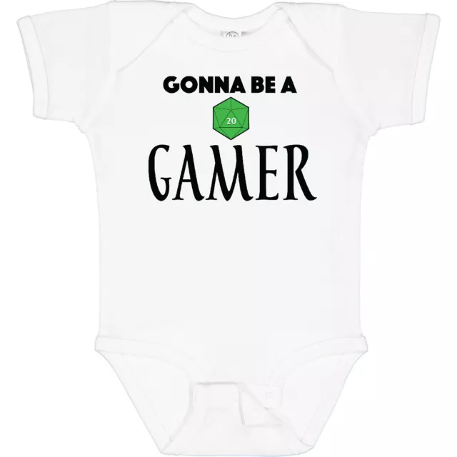 Gonna Be A Gamer Baby Bodysuit Role Playing Role-Player Table Top Dice ...