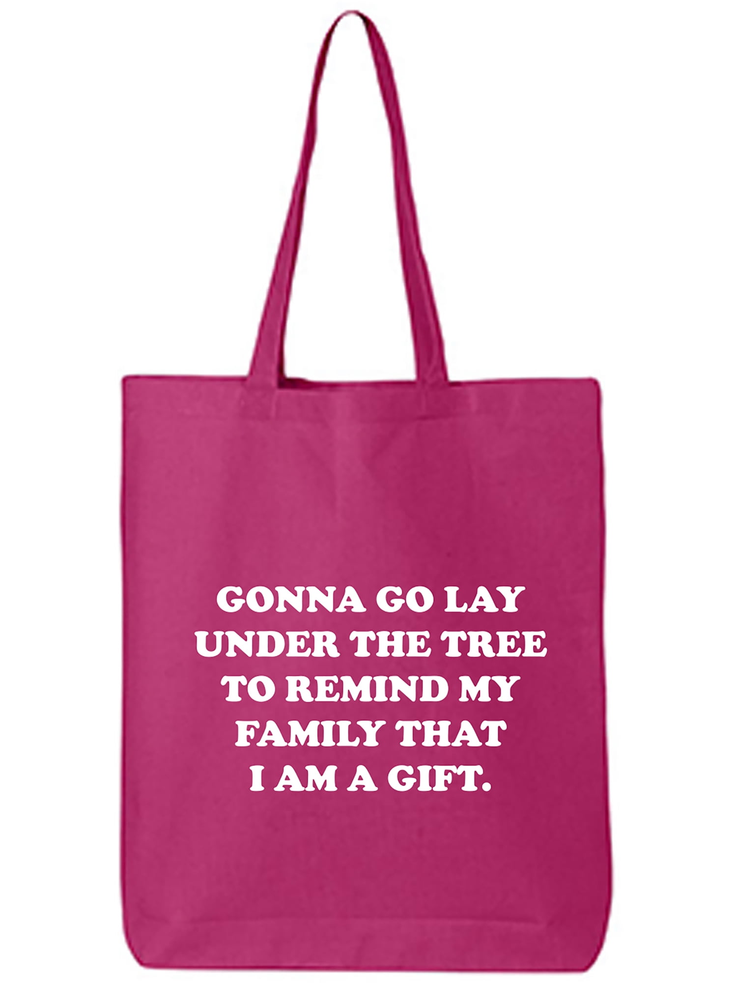 Gonna Go Lay Under The Tree Cotton Canvas Tote Bag - Walmart.com