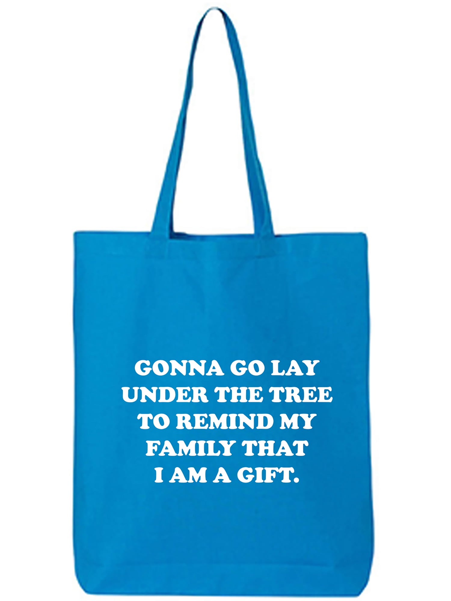 Gonna Go Lay Under The Tree Cotton Canvas Tote Bag - Walmart.com