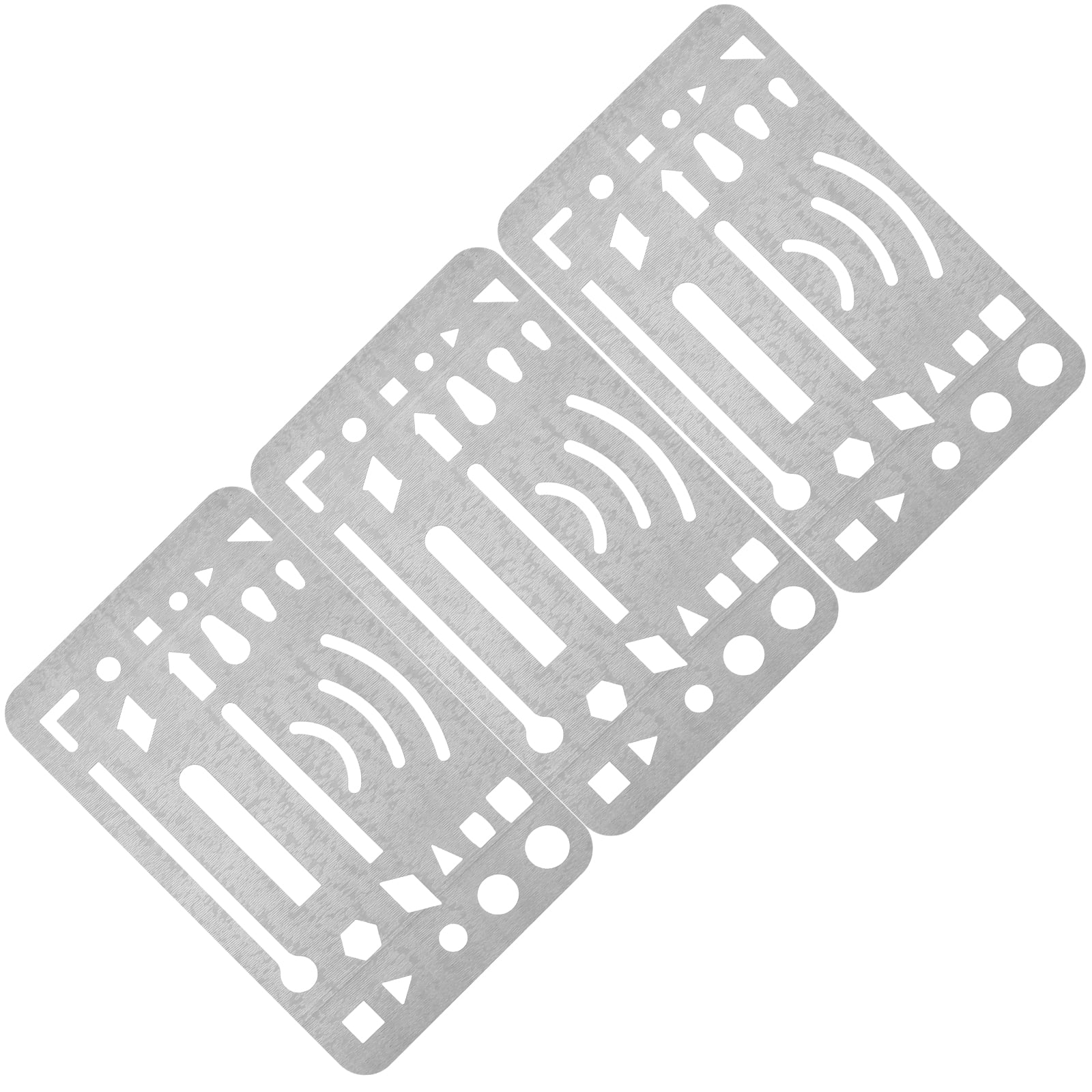 Drafting Tools Stainless Steel Erasing Shield Template - 20 Aperture ...