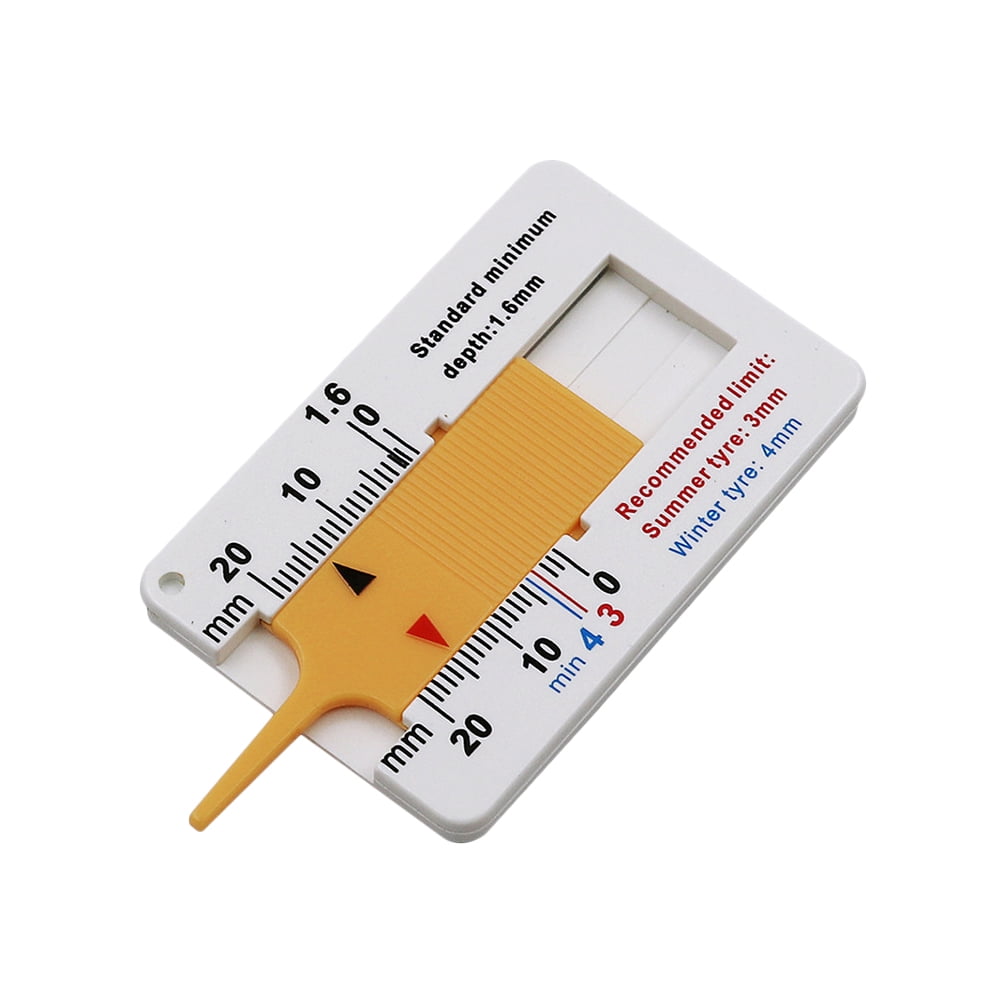 Gonyden 4 Pcs Tyre Tread Meter Excellent Measure Tool Depth Gauge Tire ...