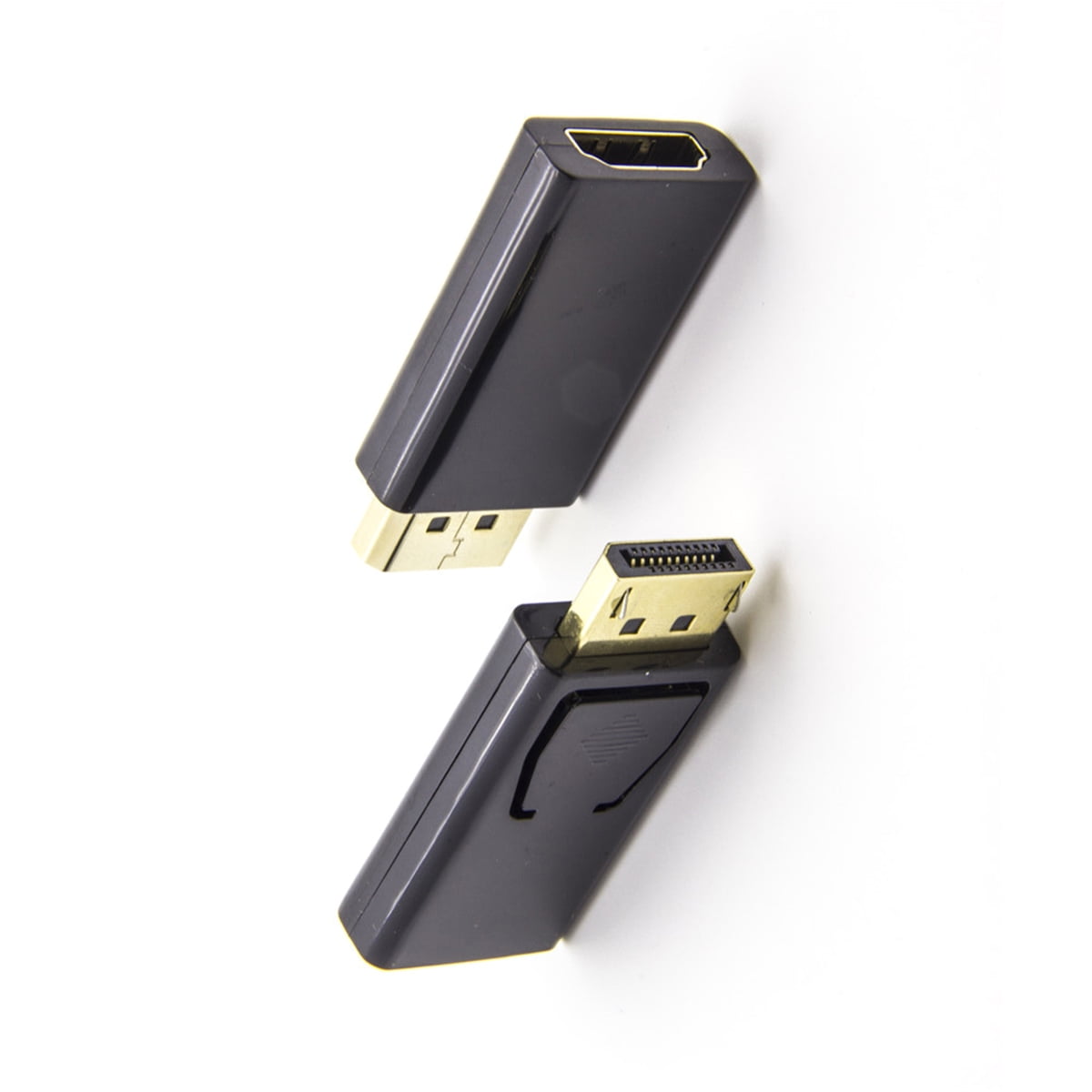 DisplayPort Male to Female Adapter Converter for Port Conversion Black ...