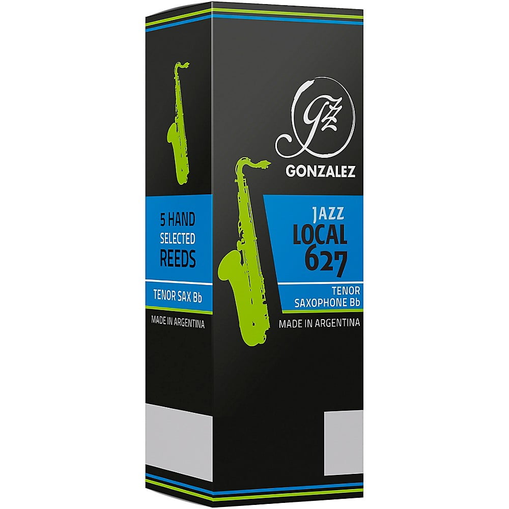 Gonzalez Local 627 Tenor Saxophone Reeds Box of 5 Strength 3 - Walmart ...