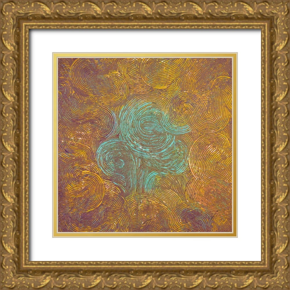 Gonzalez, Roberto 26x26 Gold Ornate Wood Framed with Double Matting ...