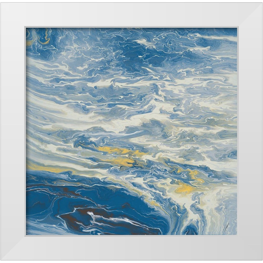 Gonzalez, Roberto 26x26 White Modern Wood Framed Museum Art Print ...