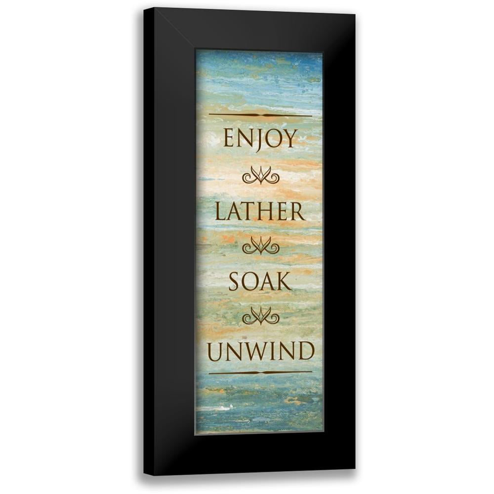 Gonzalez, Roberto 7x14 Black Modern Framed Museum Art Print Titled ...