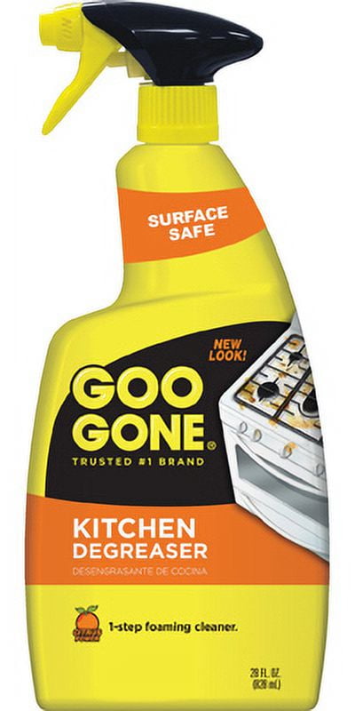 Goo Gone 28 OZ Kitchen Degreaser Trigger Cuts Grime Grease Oil & Baked ...