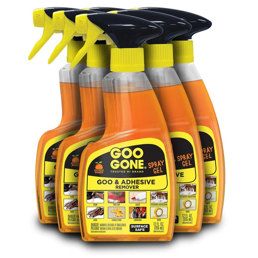 Goo Gone Original Spray Gel Adhesive Remover - Removes Gum, Grease, Tar ...