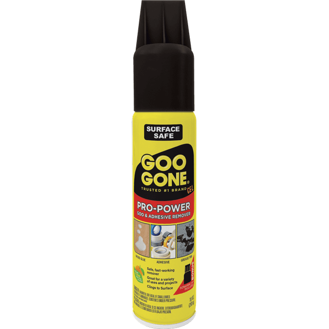 Goo Gone Pro-Power Adhesive & Goo Remover Aerosol with Scraper Tool Cap ...
