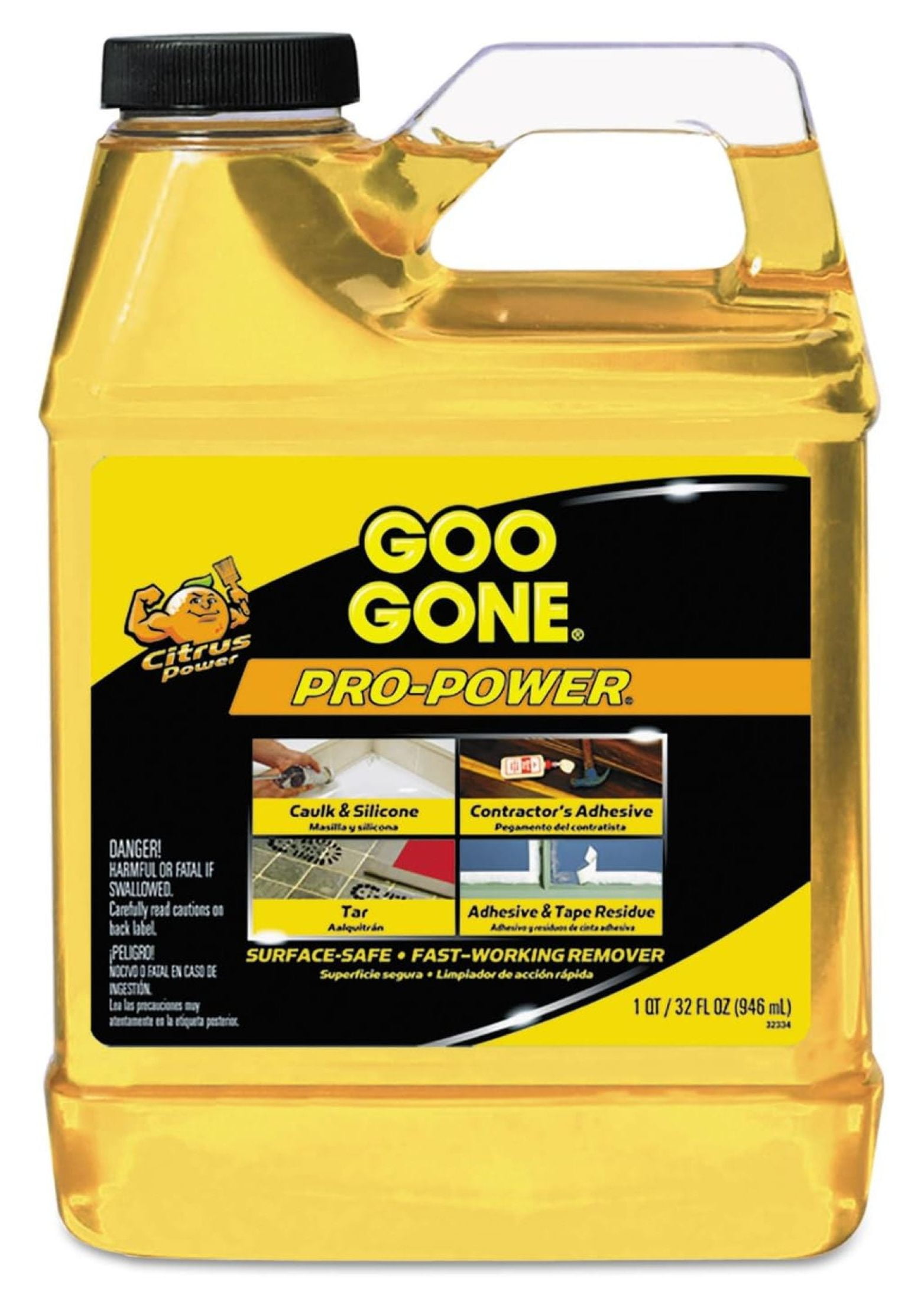 Goo Gone Pro-Power Cleaner, Citrus Scent, 1 qt Bottle - Walmart.com