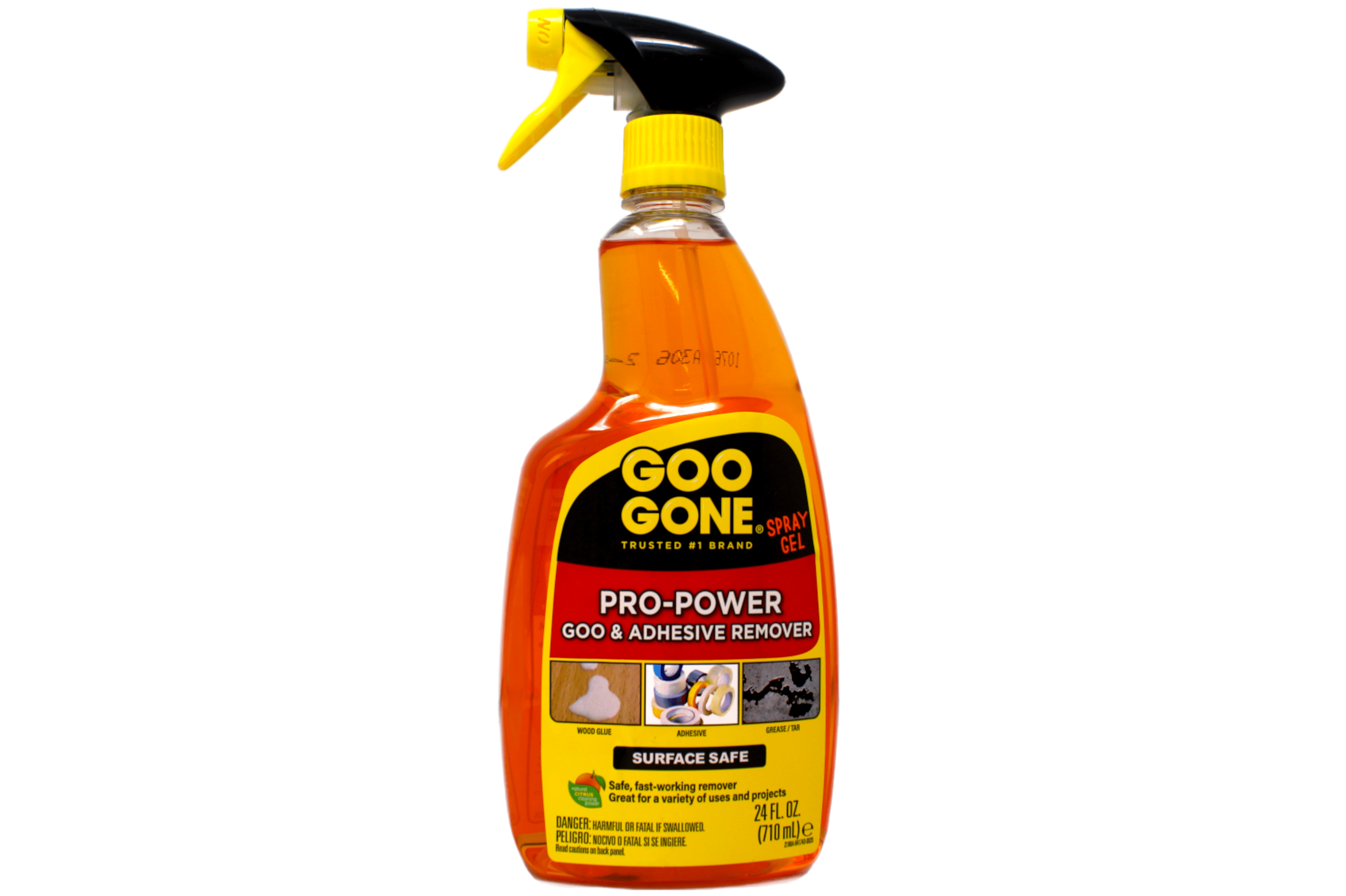 Goo Gone Pro-Power Heavy Duty Tape, Adhesive & Grease Remover Spray Gel ...