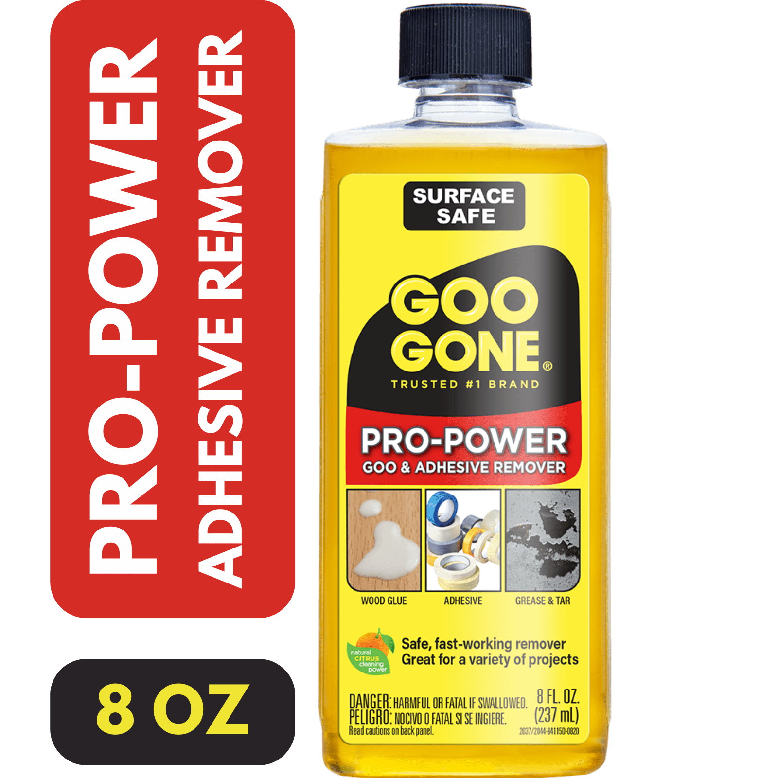 Goo Gone Pro-Power Goo & Adhesive Remover, 8 oz - Walmart.com