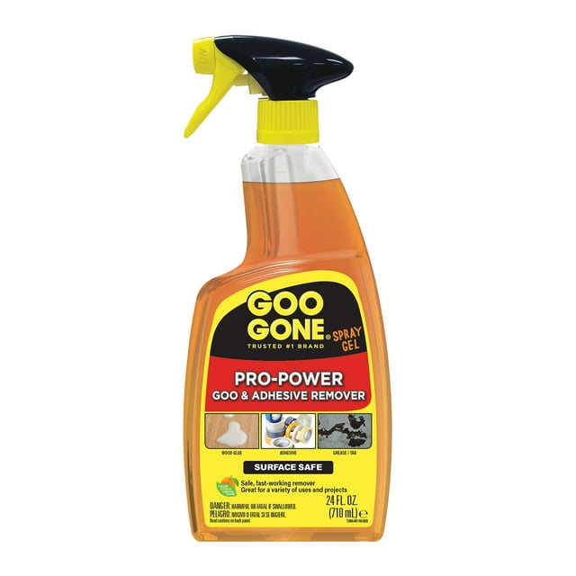 Goo Gone Pro-Power Heavy Duty Tape, Adhesive & Grease Remover Spray Gel ...