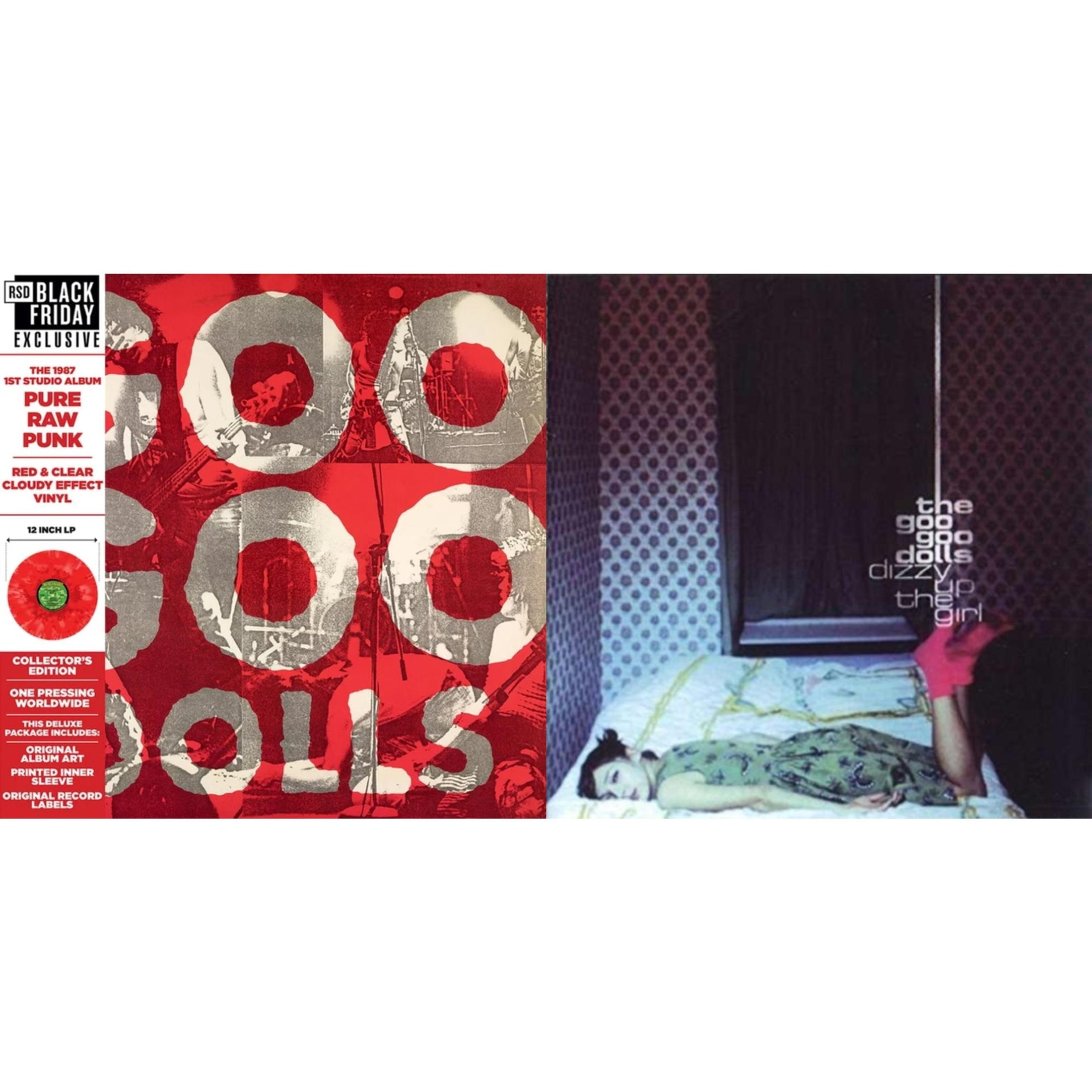 Goo Goo Dolls (Red & Clear Cloud LP Vinyl) & Dizzy Up The Girl ...