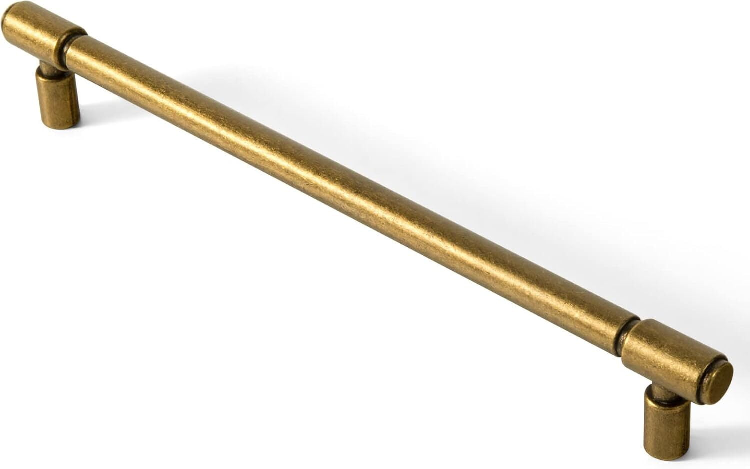 Goo-Ki 10'' Hole Center Antique Brass Kitchen Cabinet Pulls, Vintage Drawer Handles Closet ...