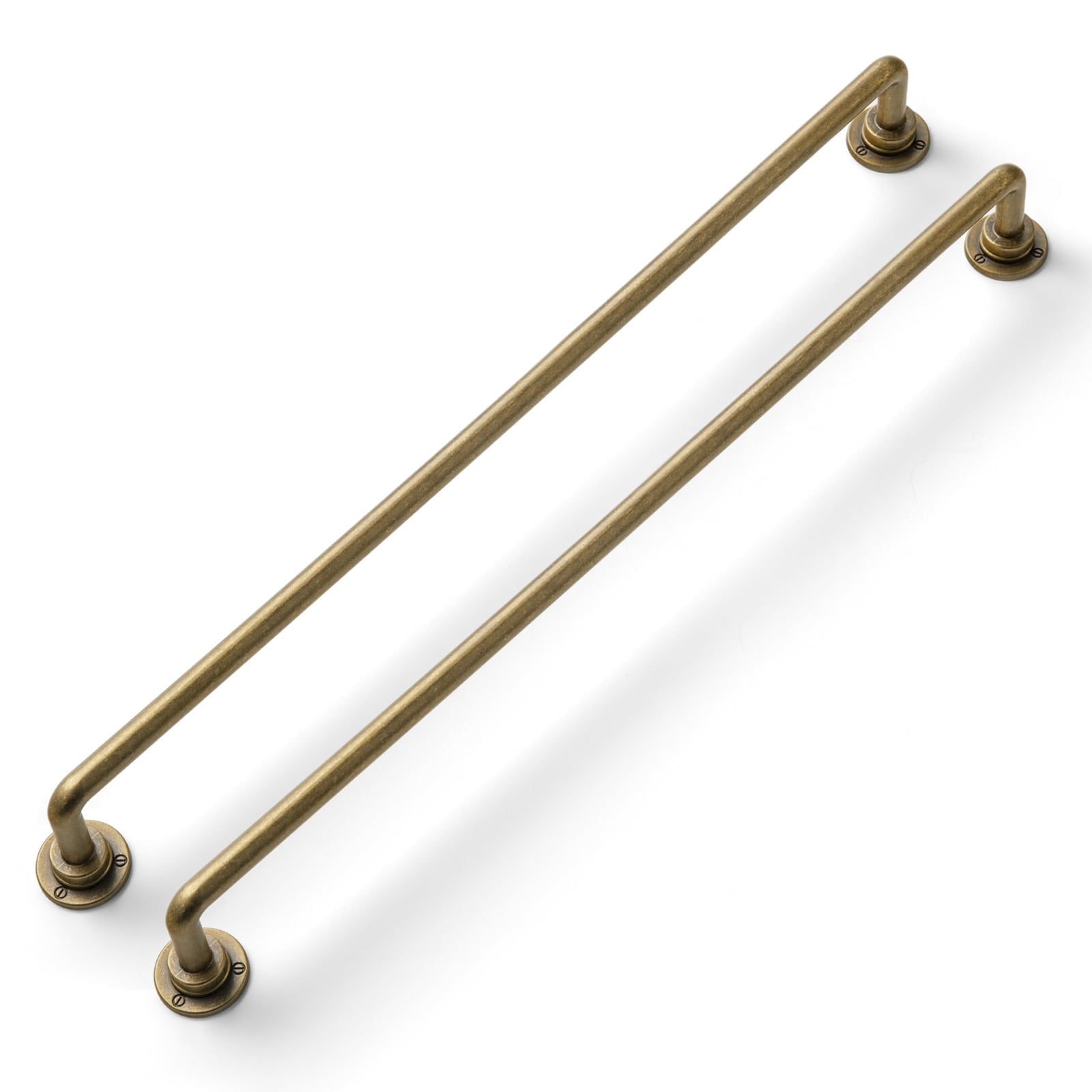 Goo-Ki 12 Pack 12.6'' Center to Center Antique Brass Cabinet Bar Pulls ...
