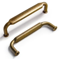 Goo-Ki 12 Pack 3''Hole Centers Antique Brass Cabinet Pulls, Closet ...
