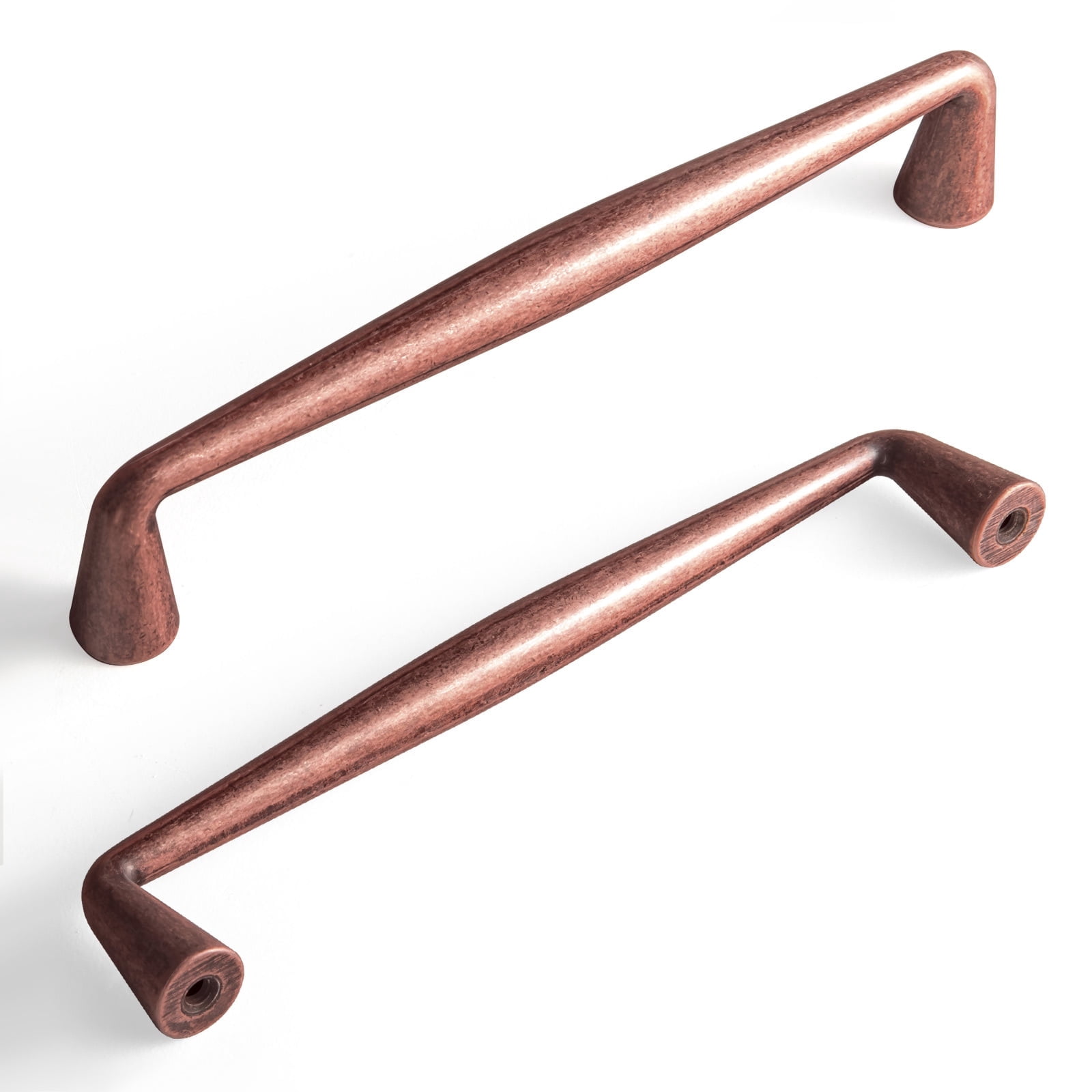 Goo-Ki 12 Pack 5" Hole Center Antique Copper Kitchen Cabinet Handles ...