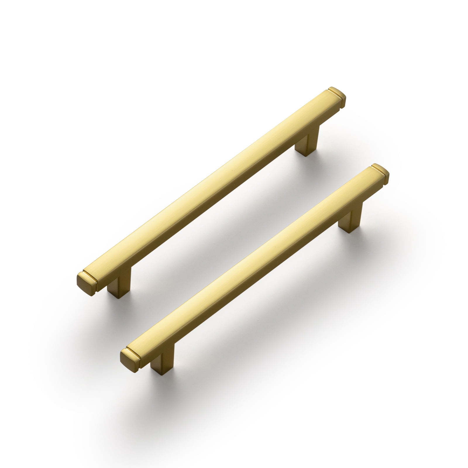 Goo-Ki 12-Pack Brushed Gold Drawer Handles 5 in (128mm) Hole Centers ...