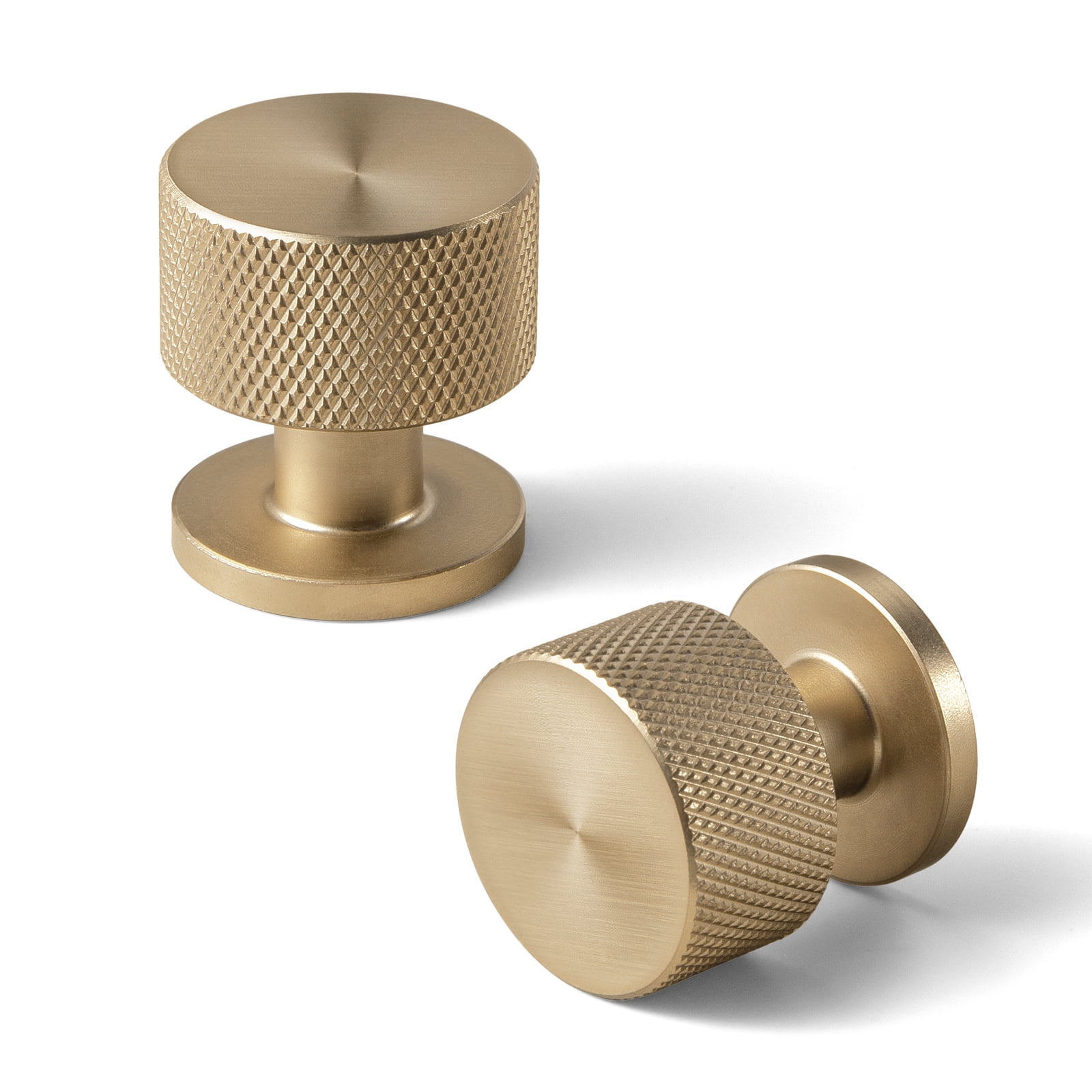 Goo-Ki 12 Pack Champagne Bronze Zinc Alloy Cabinet Drawer Knob, Single ...