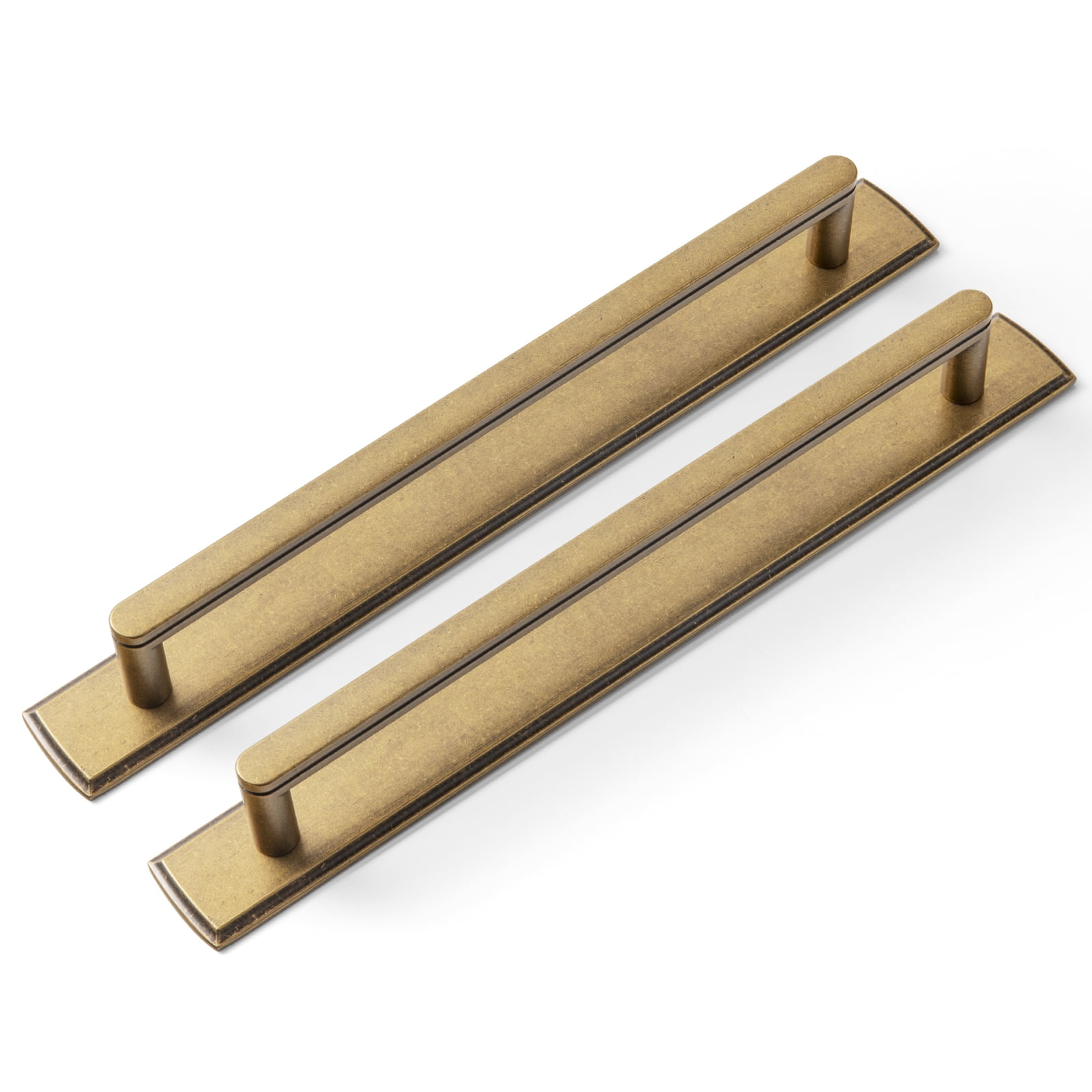 Goo-Ki 4 Pack 7 9/16" Center to Center Antique Brass Cabinet Pulls with ...