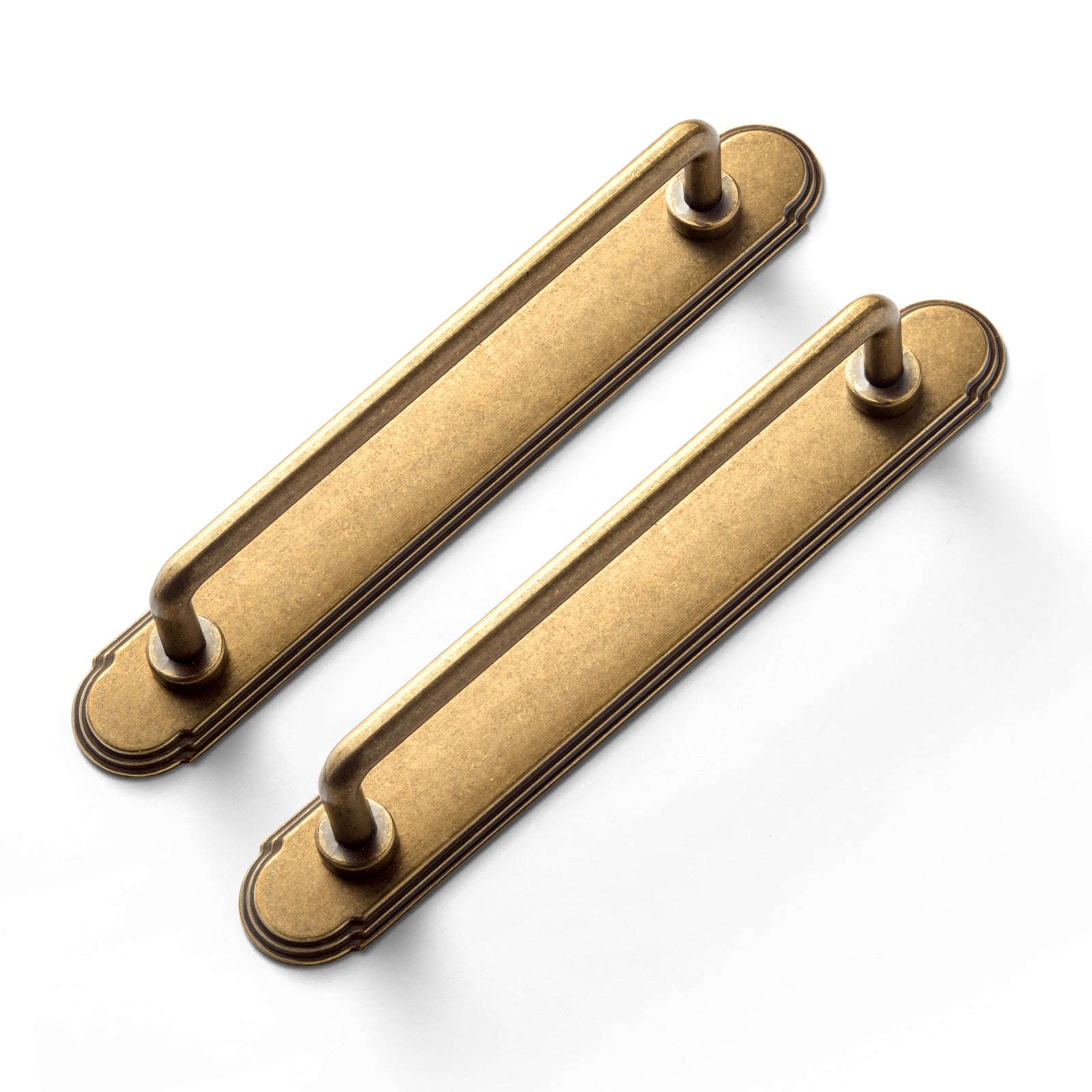 Goo-Ki 5'' Center to Center Antique Brass Cabinet Bar Pulls with ...