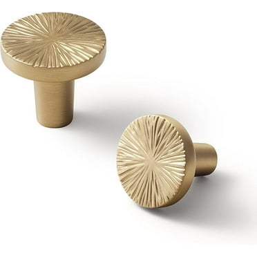 Goo-Ki 12 Pack 1"Diameter Vintage Antique Brass Zinc Alloy Cabinet ...