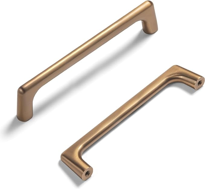 Goo-Ki 6 Pack 5"(128mm) Hole Center Cabinet Pulls Champagne Bronze ...