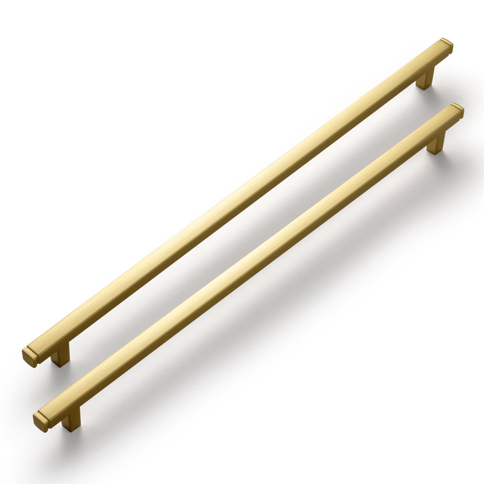 Goo-Ki Brushed Gold Drawer Handles 12.6 in (320mm) Hole Centers ...