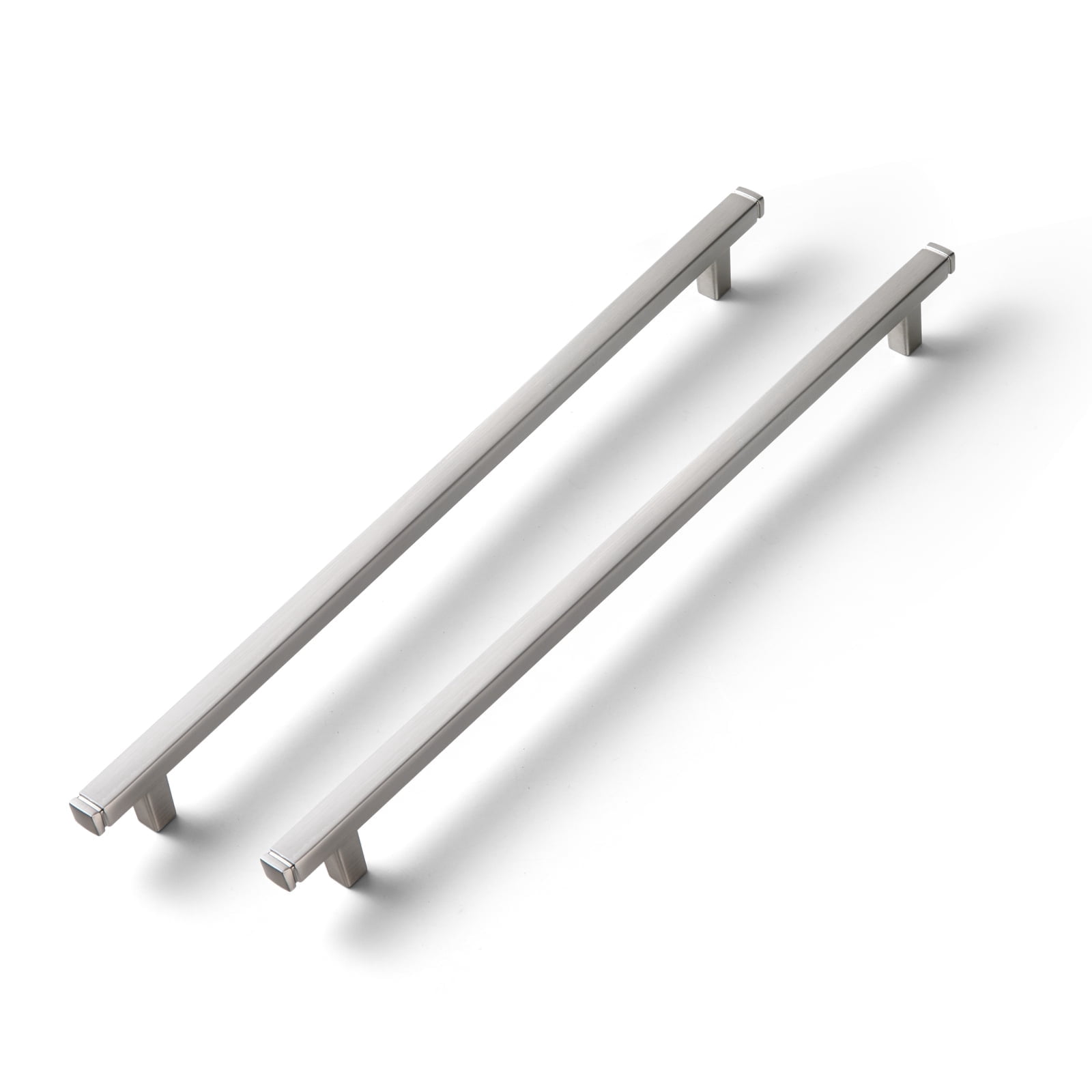 Goo-Ki Brushed Nickel Drawer Handles 10 in (256mm) Hole Centers ...