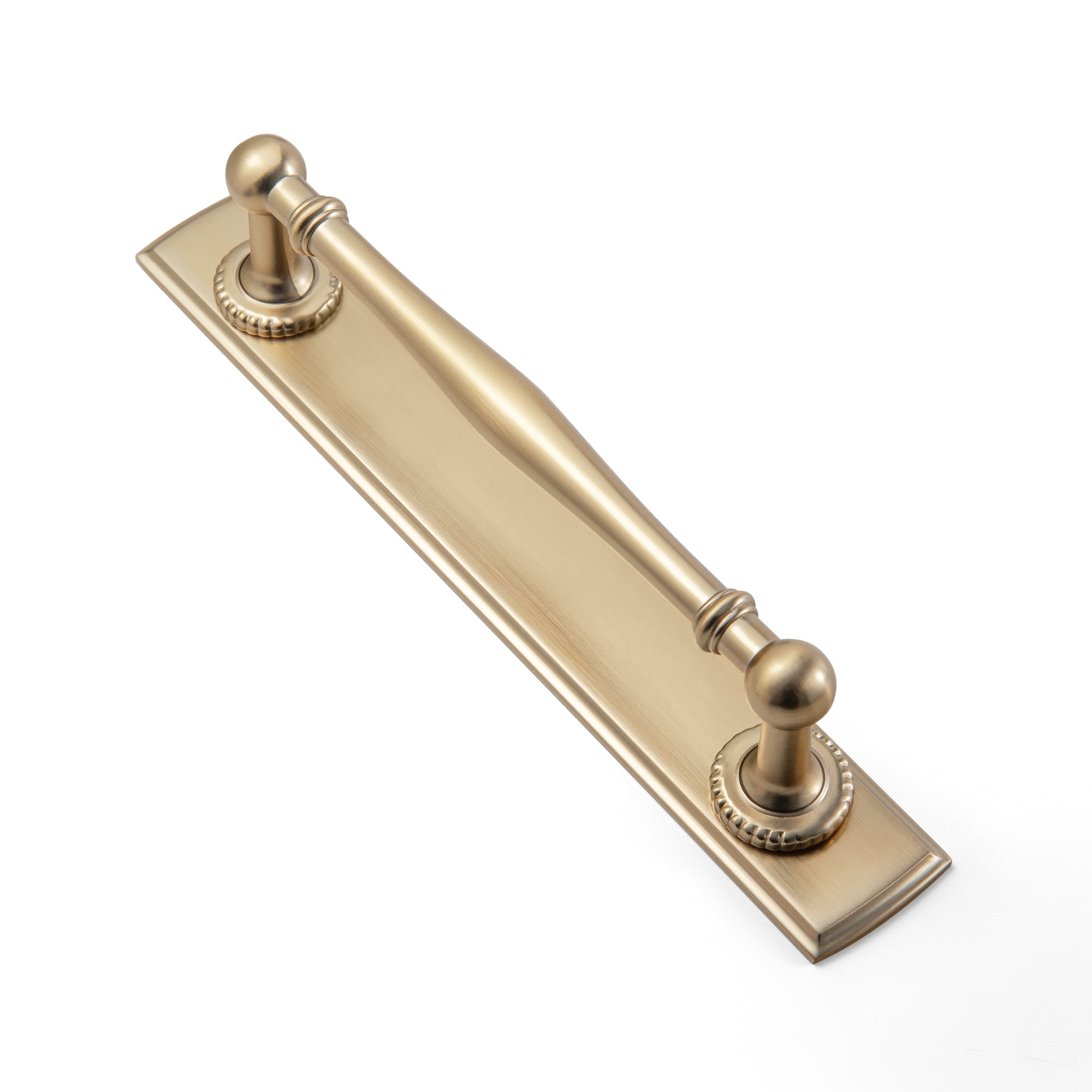 Goo-Ki Champagne Bronze Cabinet Handles with Backplate, 5''(128mm) Hole ...