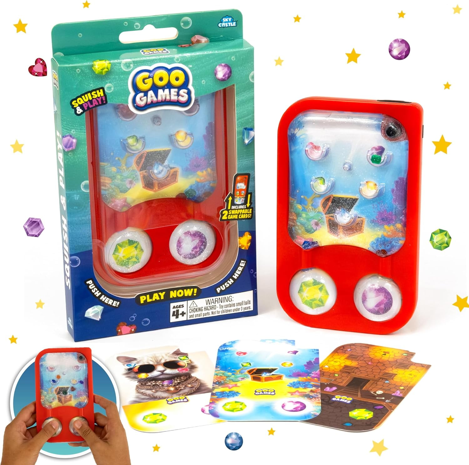 GooGames Hand-Held Water Games | Sensory Fidget Game | Non-Toxic ...