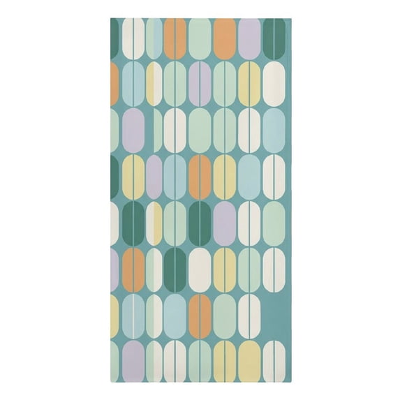 GooTPa Mid-Century Capsule Abstract Microfiber Beach Towel 61.4×30 ...