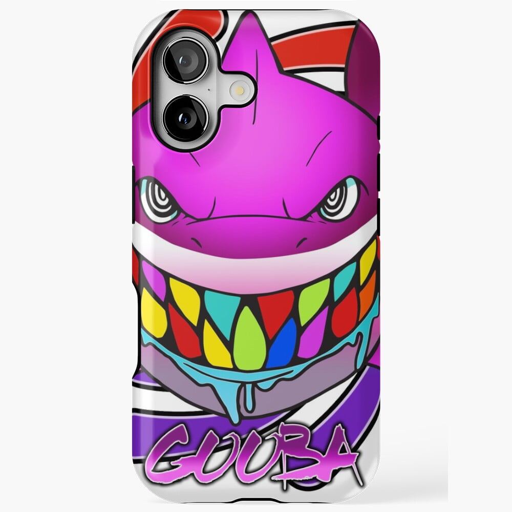 Gooba Shark Inspired Bold Graphic Tribute Artwork iPhone Case 17 ...