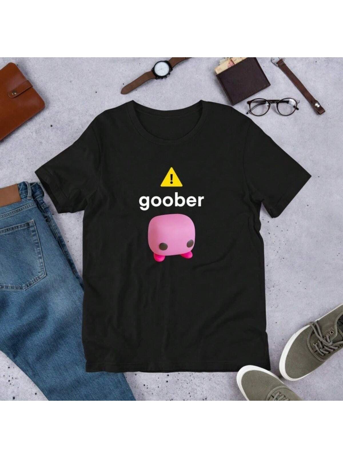 Goober character T-shirt showcasing a soft pastel graphic, perfect for ...